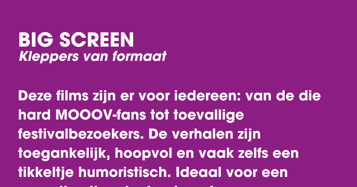 Programma Lier | Mooov